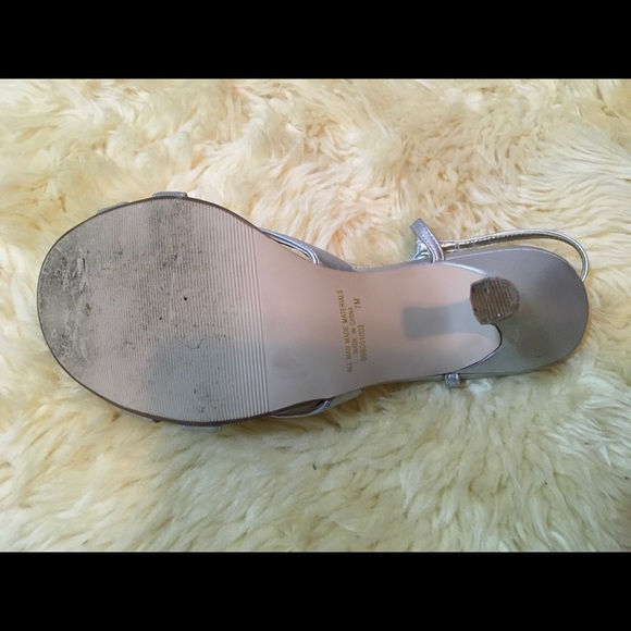 Mossimo Supply Co. | Shoes | Mossimo Shiny Silver Metallic Princess ...